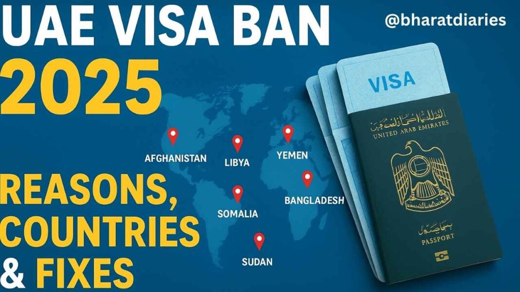 UAE Visa Ban 2025: Reasons, Countries & Solution - Bharat Diaries